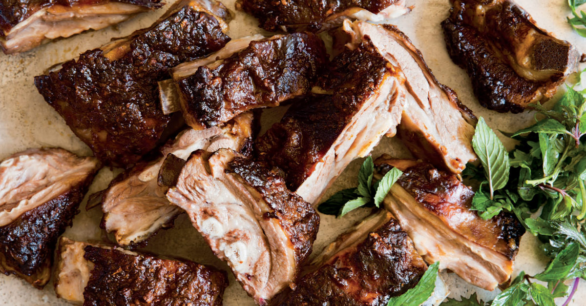 Lamb Ribs with Hot Honey and Lavender - American Lifestyle Magazine
