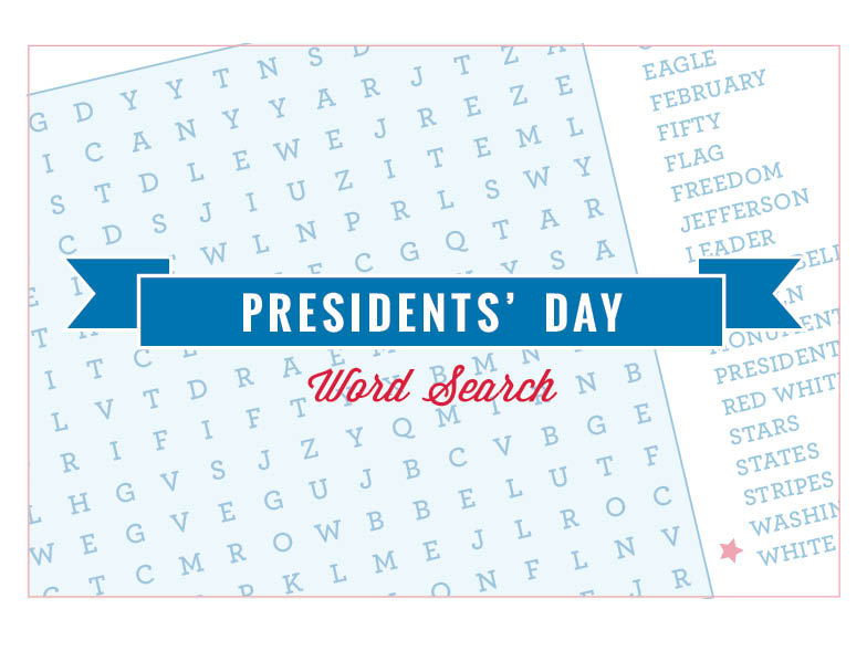 Celebrate Presidents' Day with a Word Search! - American Lifestyle Magazine