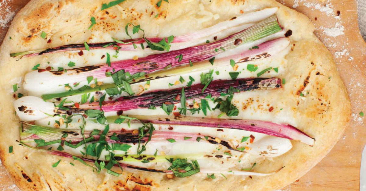 Spring Onion Pizzas - American Lifestyle Magazine