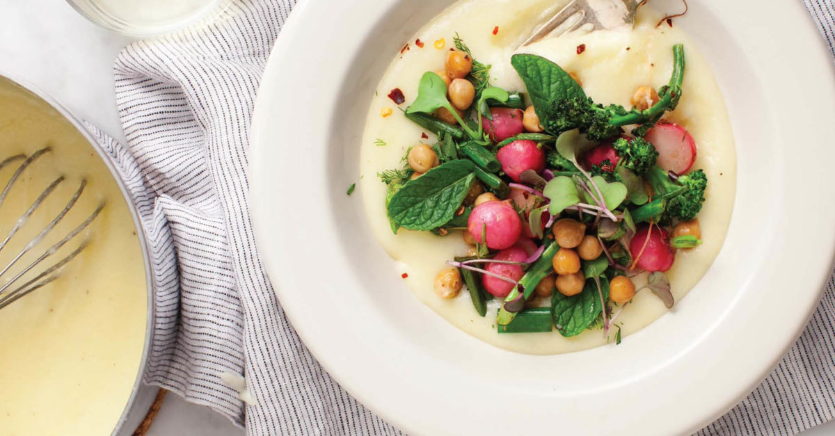 Spring Polenta with Radishes and Garlic Scapes - American Lifestyle ...