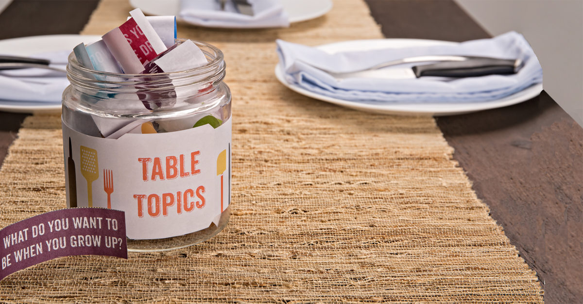 Table Talk: Family Conversation Starters - American Lifestyle Magazine