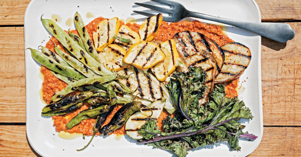 Grilled Summer Vegetables with Romesco Sauce - American Lifestyle Magazine