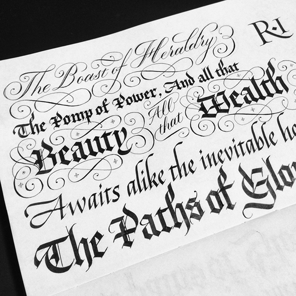 Loops and Ligatures: The Calligraphy of Seb Lester - American Lifestyle ...