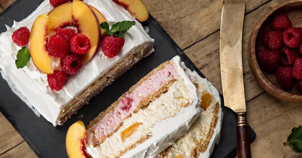 Raspberry Peach Icebox Cake - American Lifestyle Magazine