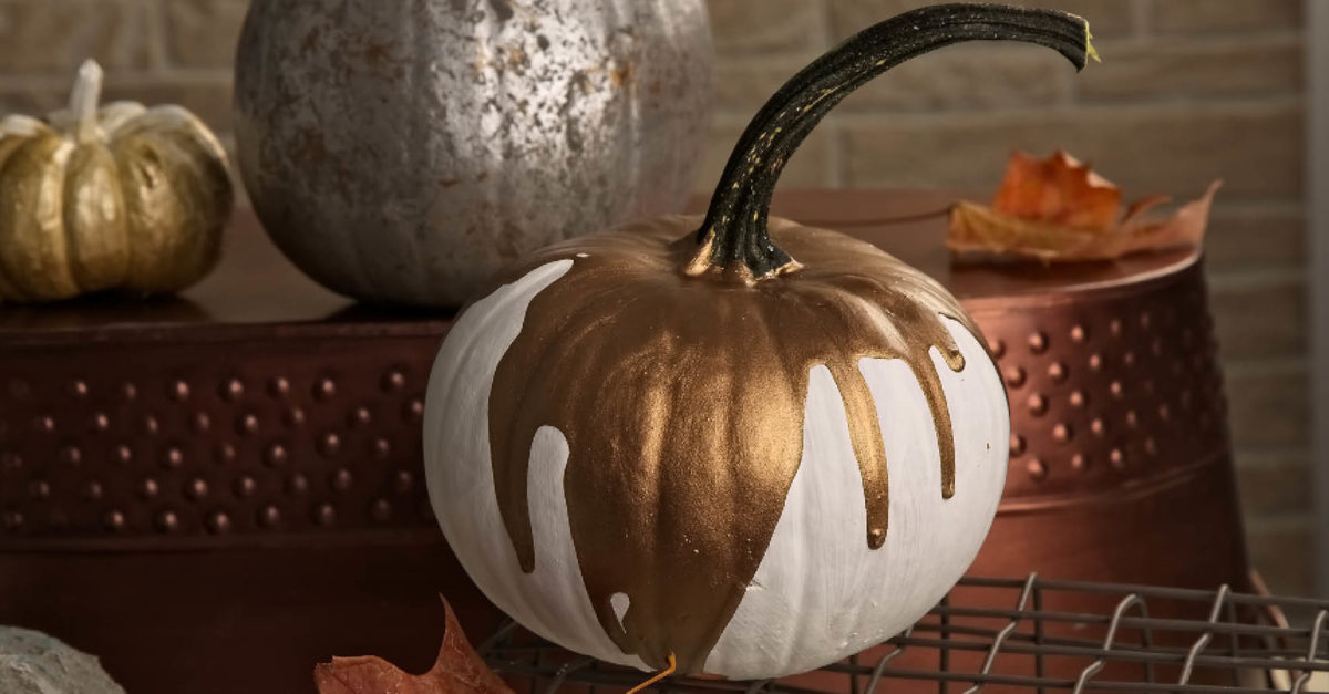 Drippy Painted Pumpkin - American Lifestyle Magazine