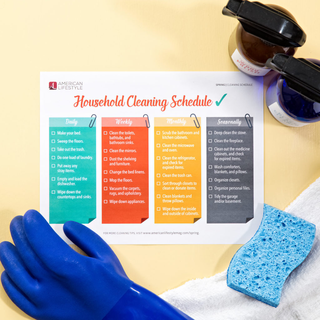 Cleaning Checklist - American Lifestyle Magazine